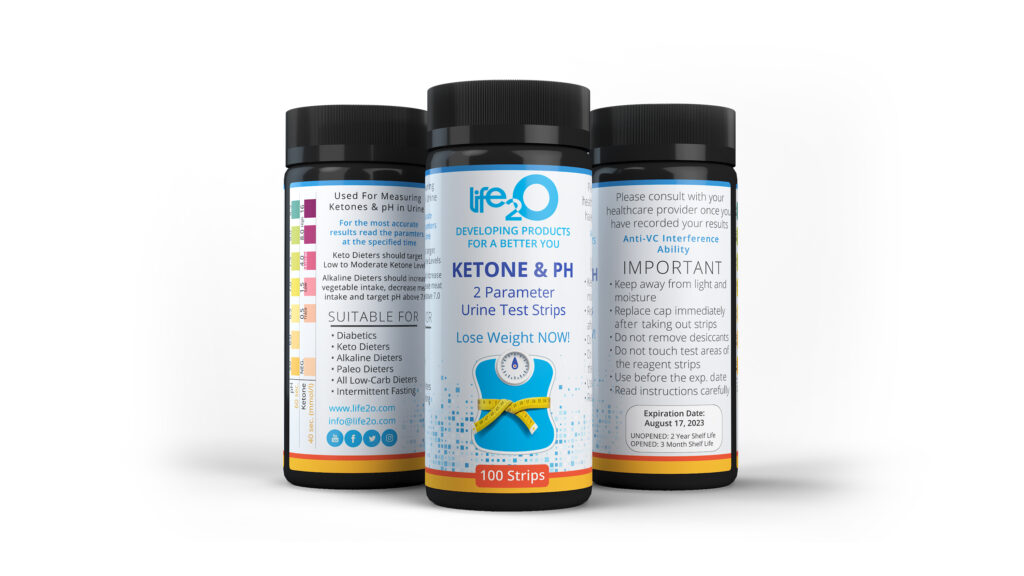 Ketone&pH Test Strips - life2O Test Strips